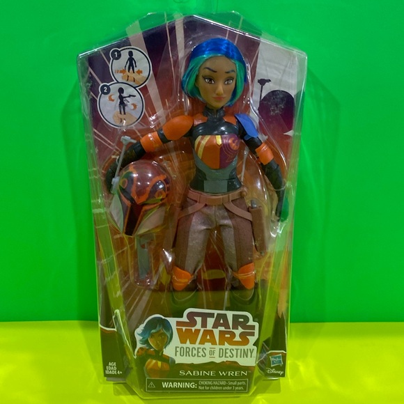 Hasbro | Toys | Star Wars Forces Of Destiny Sabine Wren Action ...